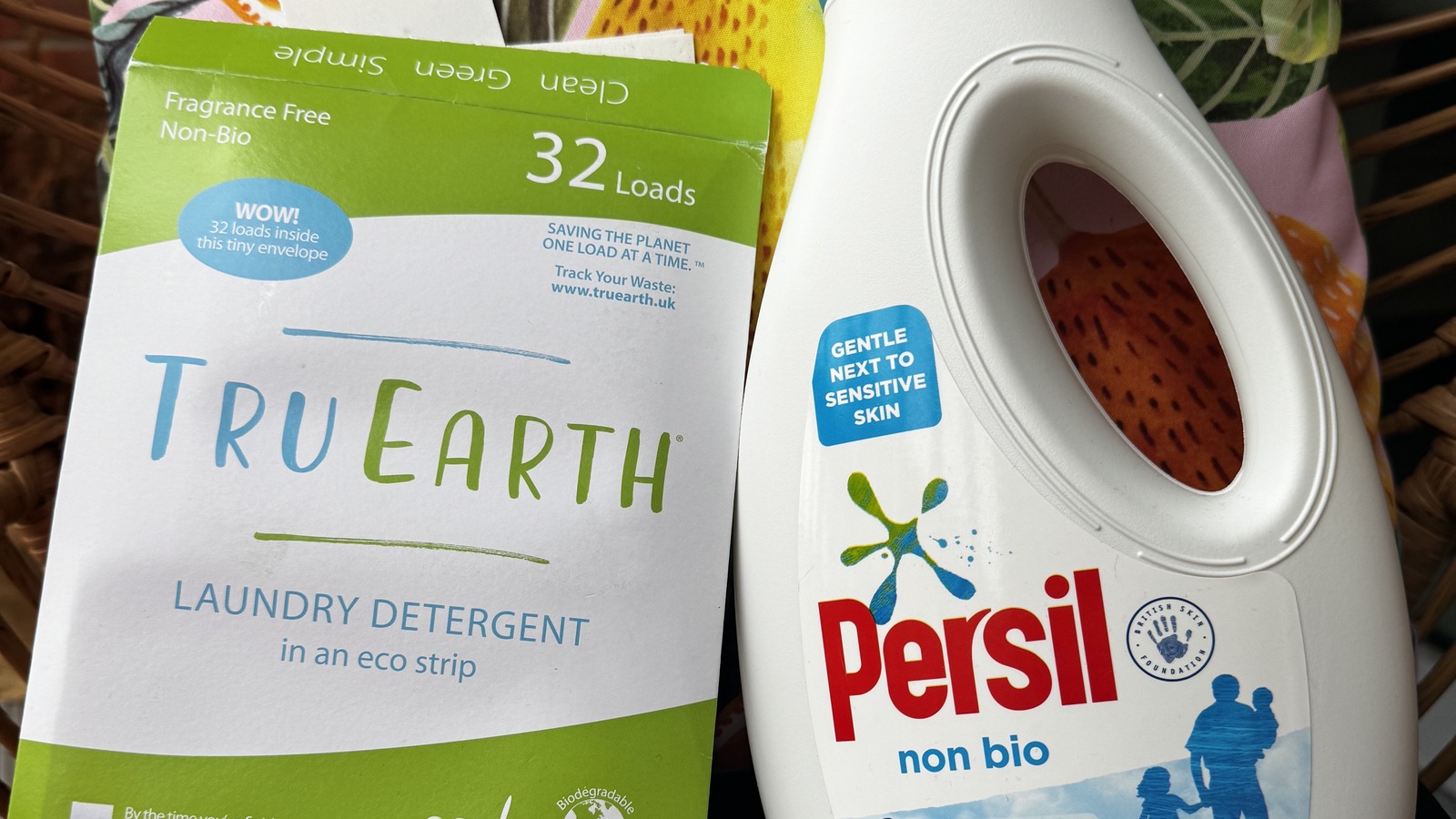 We Compared Tru Earth Laundry Strips To A Liquid Detergent With Stain ...