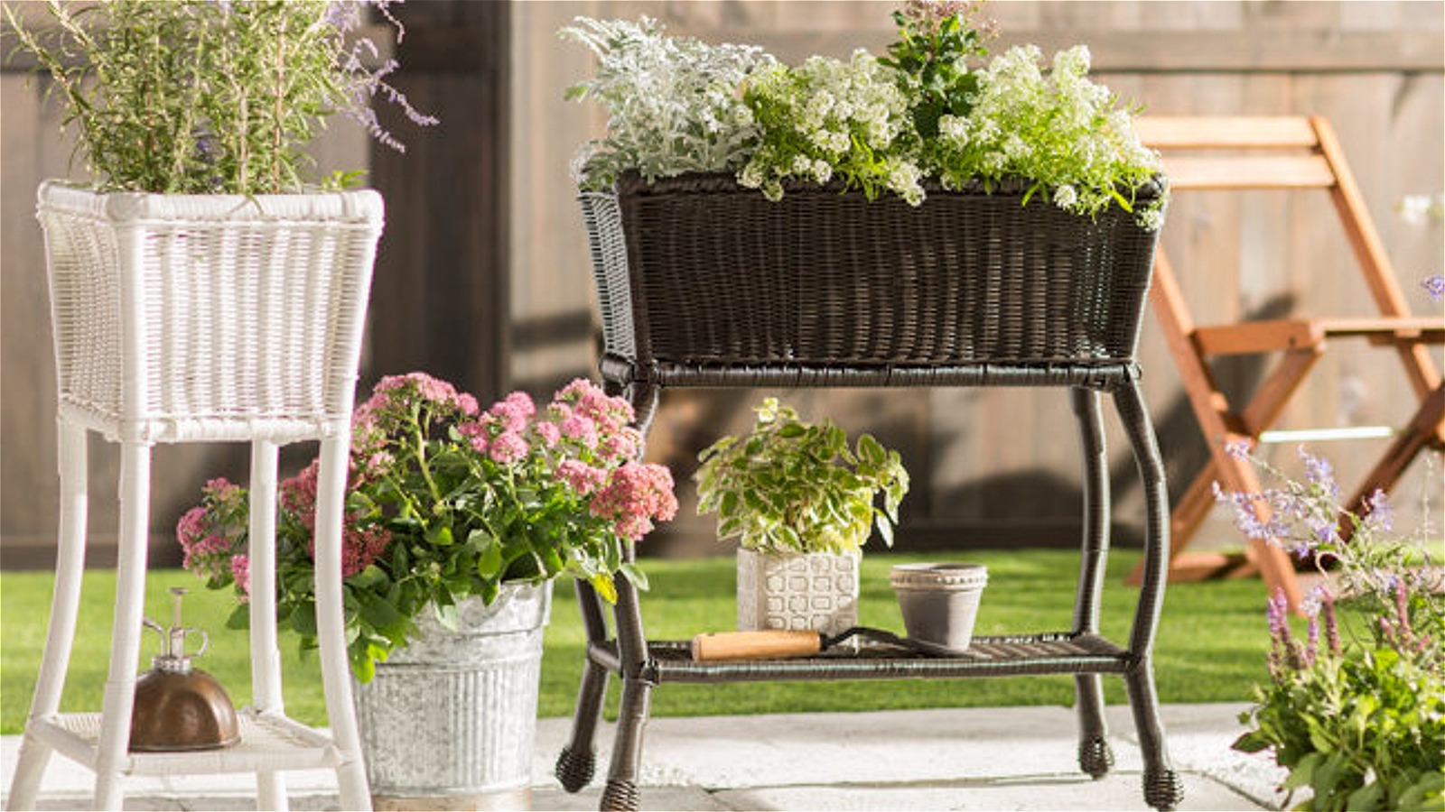 What To Know Before Using A Wicker Plant Stand Outdoors